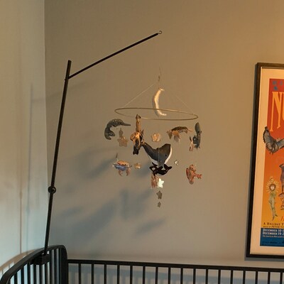 Baby Mobile Arm / Holder Wooden Baby Mobile Stand Crib Baby - Etsy