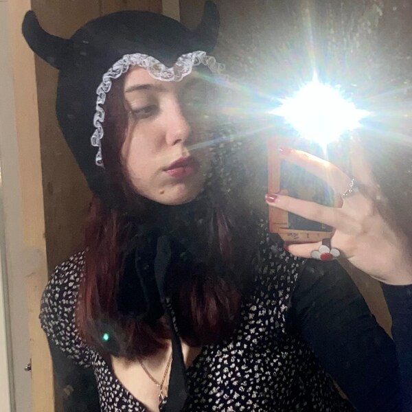 Cat Bonnet red Velvet - Etsy