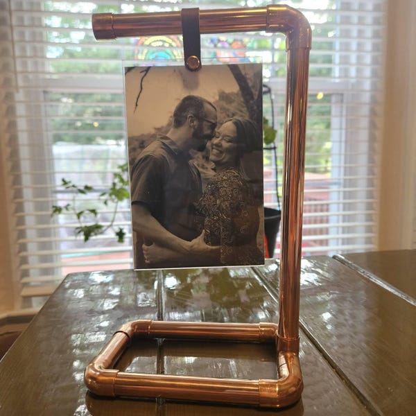 COPPER TABLE NUMBER Stand/display • "s-frame" Tall Version • Perfect ...