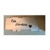 Custom Script Word Cutout-multiple Sizes Wood Craft Supply Hanging Wall ...