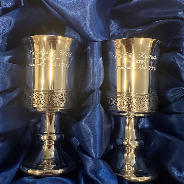 Medieval Goblet Custom Engraved Pewter Goblet Wine Goblet Renaissance ...