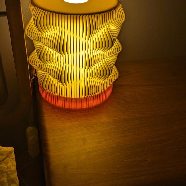 Sci-fi Wasabi Custom Table Lamp With Dimming Warm Edison Bulb Modlamp ...