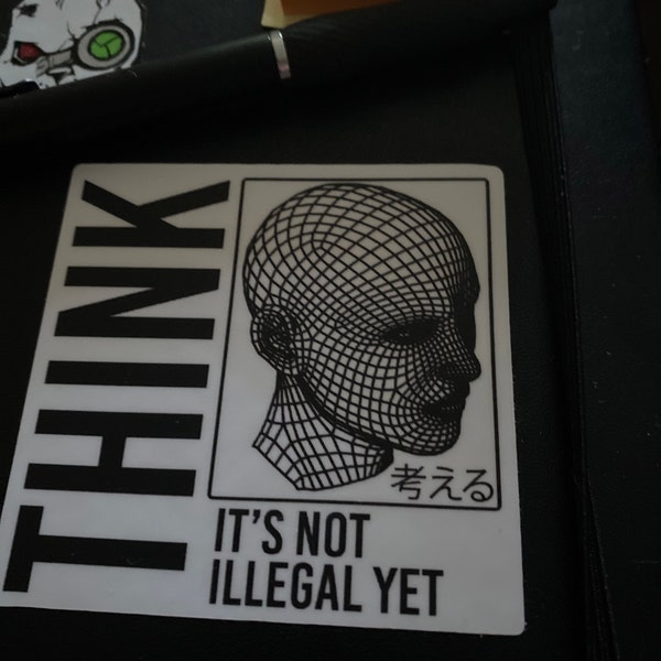 Hi Tech Low Life Sticker Vinyl | Cyberpunk Vaporwave Outrun Aesthetic ...