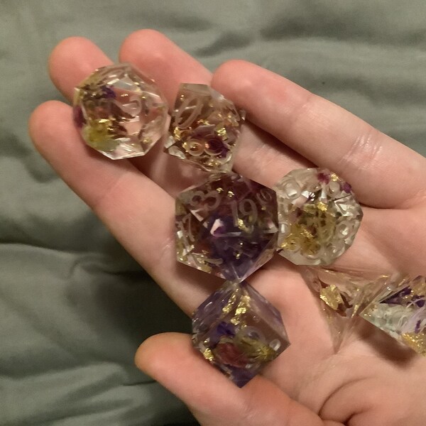 Channel Divinity 7 Piece D&D Dice Set - Etsy