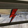 David Bowie Stained Glass Sun Catcher,lightning Bolt, Ziggy Stardust ...
