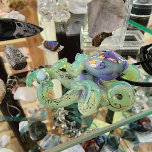 The Little Secret White Kraken Collectible Wearable Boro Glass - Etsy