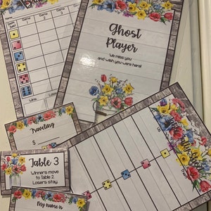 Back to School Bunco Bundle 27pgs September Bunco Score Sheets - Etsy