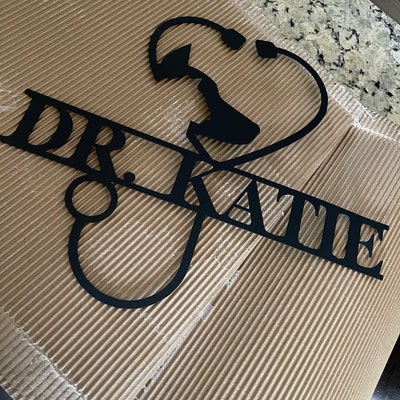 Personalized Metal Vet Sign, Metal Animal Care Sign, Custom Metal ...