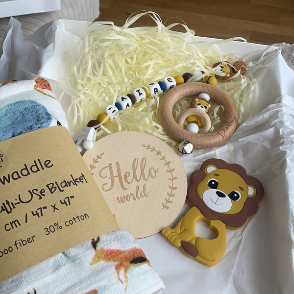 Baby Girl Hamper / Personalised Baby Gift / Baby Shower Gift / Nappy ...