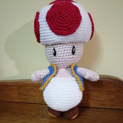 Crochet Doll Pattern Toad Super Mario Kinopio by Tremendu Video Game ...