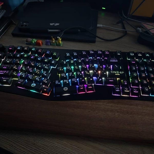 Sonic the Hedgehog Characters Backlit Keycap Pack | Mechanical Keyboard ...