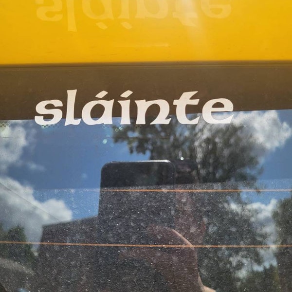 Irish Window Decal Bumper Sticker Ireland Emerald Isle - Etsy