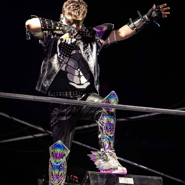 Holographic Shell Armor | Poseidon Armor | Mermaid Cosplay | Pauldron ...