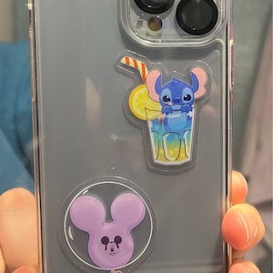 Stitch Lemonade Transparent Disney Laptop Stickers/ Tropical Lilo Ohana ...