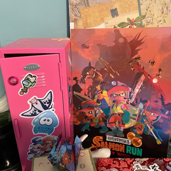 A4 POSTER Splatoon 3 Inspired - Salmon Run Next Wave - Etsy