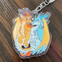 Snowfall and Lynx Wings of Fire WOF Acrylic Charm - Etsy Canada