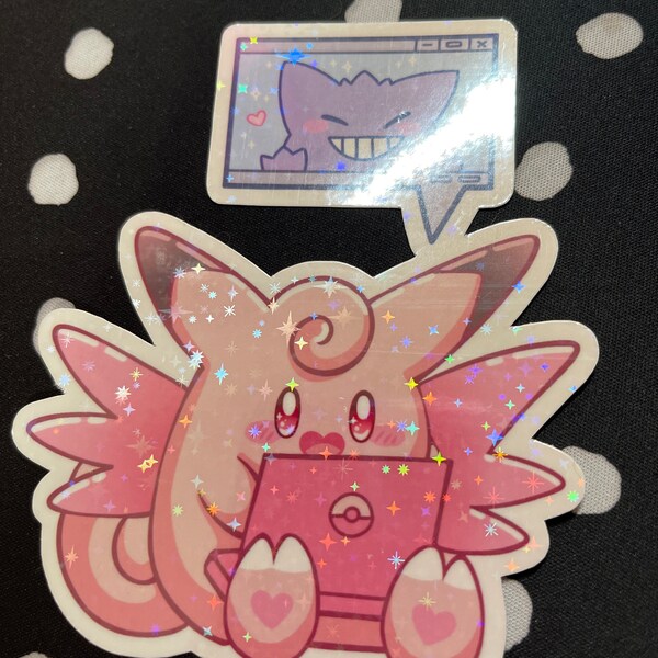 Sprout Kirbo Sticker | Water Resistant Holographic Vinyl Sticker, Gift ...