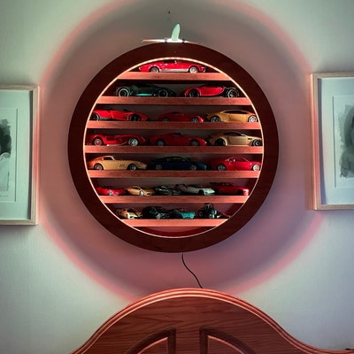 Mini Figure Display Figure Display Shelf With Led Figure - Etsy