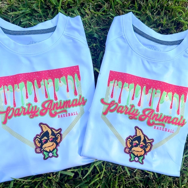 Party Animals PNG | Bananas Baseball | Bananas | Baseball | Drippy ...