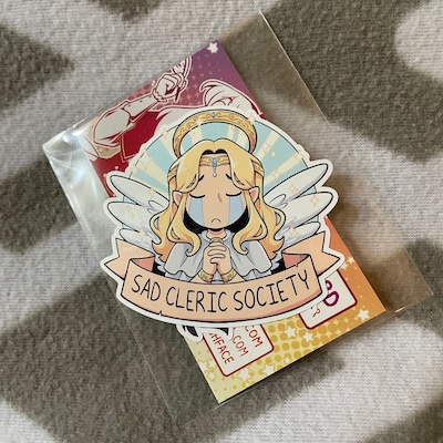 Sad D&D Society Stickers - Etsy