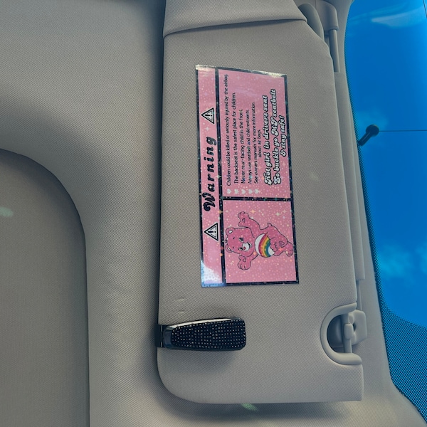 Carebears! Cute Car Warning Sticker Super Kawaii,car Accessory,car ...