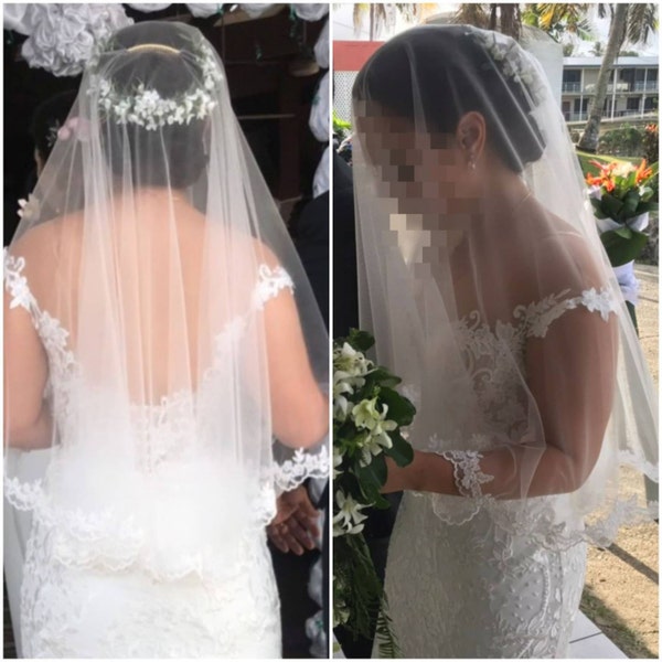 Kate Middleton Veil, Inspired Bridal Veil, Princess Kate Veil | Elbow ...
