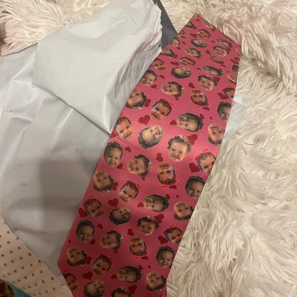 Custom Photo Ties, Photo Neck Ties, Personalized Faces Ties, Gifts for ...