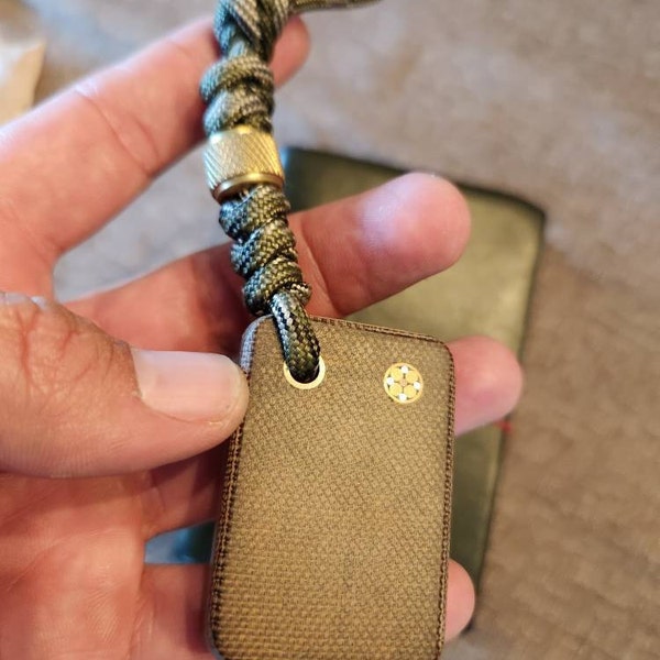 Emerald Micarta Vintage Butterscotch Micarta Copper Soap Bar Worry ...