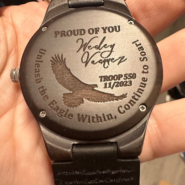 Engraved Watch Handwritten, Gift for Dad, Grandpa, Husband With Your ...