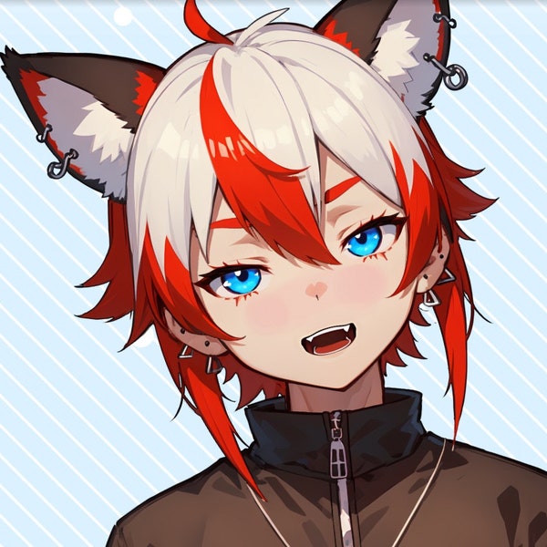 Vtuber - Red Panda Boy | Live2d | Vtube Studio | Animal | Streamer ...