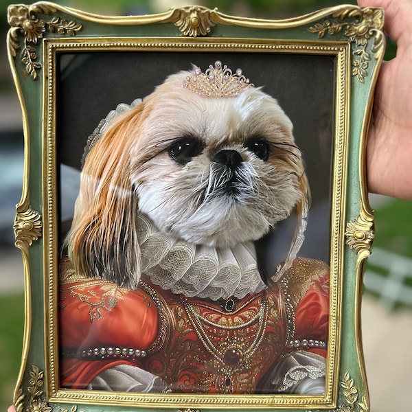 Custom Witch Pet Portrait From Photo Perfect Gothic Gift Dark Pet Gift ...