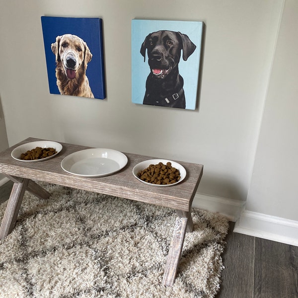 Dog Bowl, Dog Bowl Stand, Raised Dog Bowl Feeder, Elevated Feeder, Farm ...