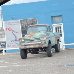 1986 Chevy Silverado C10 Pickup, Square-body Truck Black Flag, Gift for ...