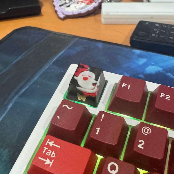 SAKURA Artisan Keycaps, Custom Resin Keycaps, Cherry Keycaps Gift for ...