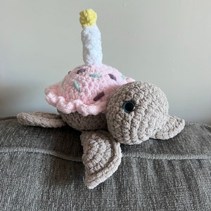 Cupcake Turtle Crochet Pattern PDF Download Beginner Friendly Amigurumi ...