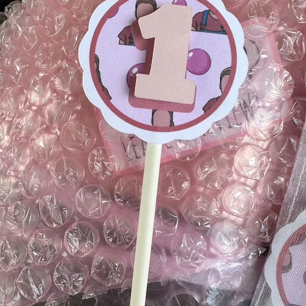 Ms. Rachel High Chair Banner Ms. Rachel Icky Sticky Bubblegum Birthday ...