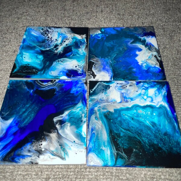 Ocean Coasters, Ocean Coaster Sets, Nautical Gifts, Nautical Decor ...