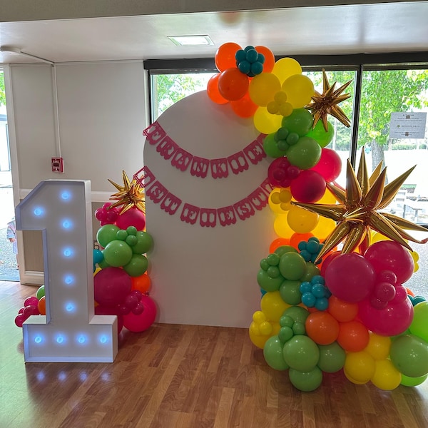 Papel Picado Table Numbers, Mexican Inspired Decorations, Arch Table ...