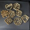 Dice Set of 6 RPG Medieval Fantasy Dnd D&D Dungeons and Dragons Cookie ...
