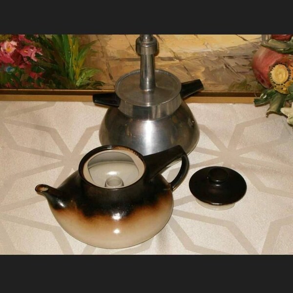 Quirky Two Cup Aluminium Stovetop Espresso Maker, Irmel, Nova Express ...