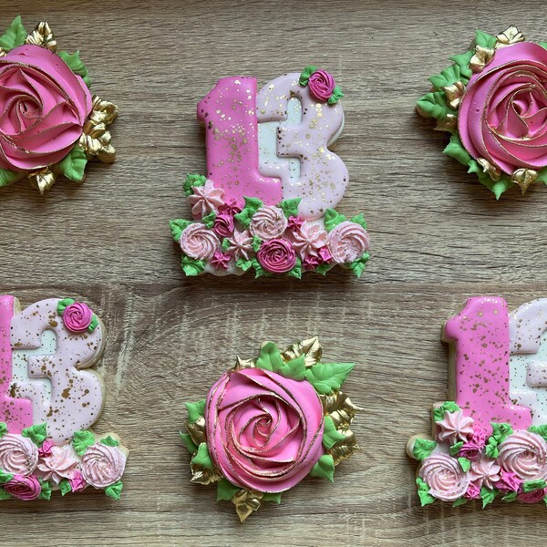 Lettered Number 13 Cookie Cutter/multi-size/dishwasher Safe Available ...