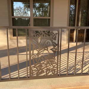 Metal Railing Panel Balcony Insert Deck Panel Staircase - Etsy