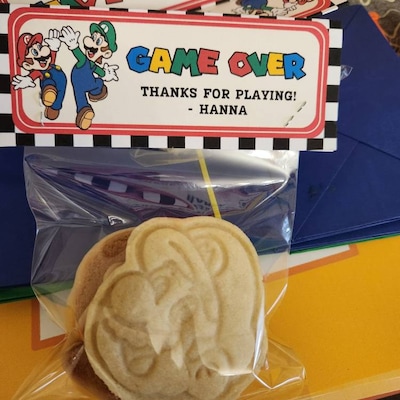 Printable Super Mario Party Favors Super Mario Birthday Party Supplies ...