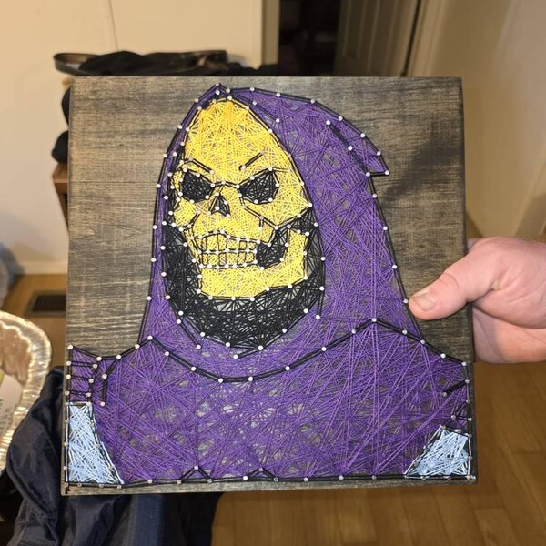 Jack Skellington String Art Sign, Sinister Jack, Skeleton, Halloween ...