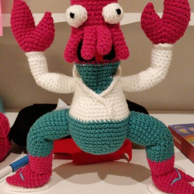 Crochet PATTERN for Zoidberg Amigurumi Doll EN - Etsy