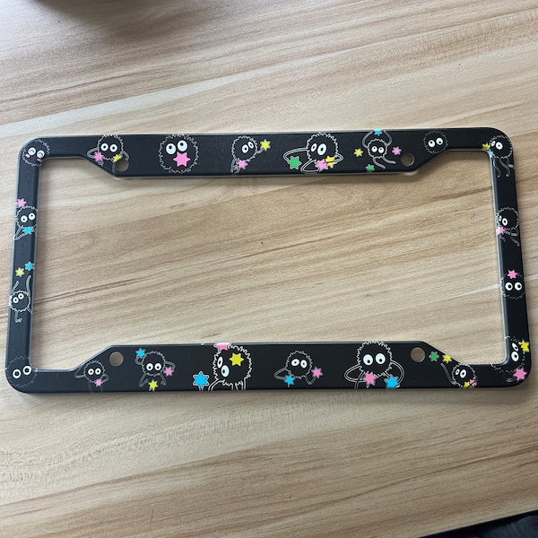 Kiki's Delivery Service Inspired Soot Sprite Cute License Plate Frame ...