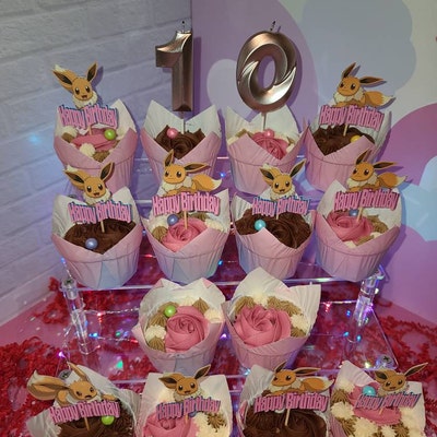 Eevee Custom Birthday Invitation, Personalized Eevee Inviation, Eevee ...