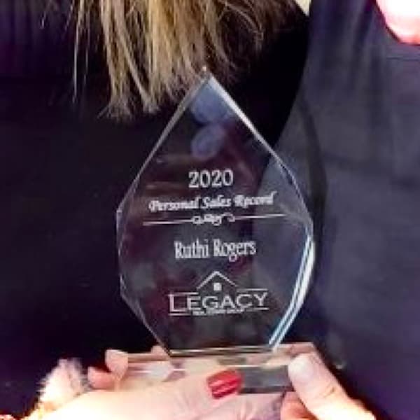 Personalized 7" Diamond Crystal Award Plaque, Custom Engraved Glass ...