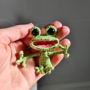 Crochet Amigurumi Miniature Frog English PATTERN ONLY Pdf - Etsy