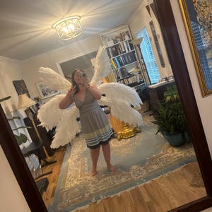 Wings for Photo Booth Angel Wings for Backdrop, White Wings, Selfie ...